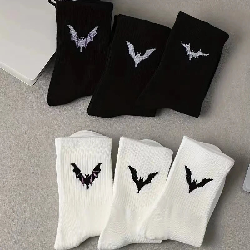 Bat Wing Socks- 6 pack