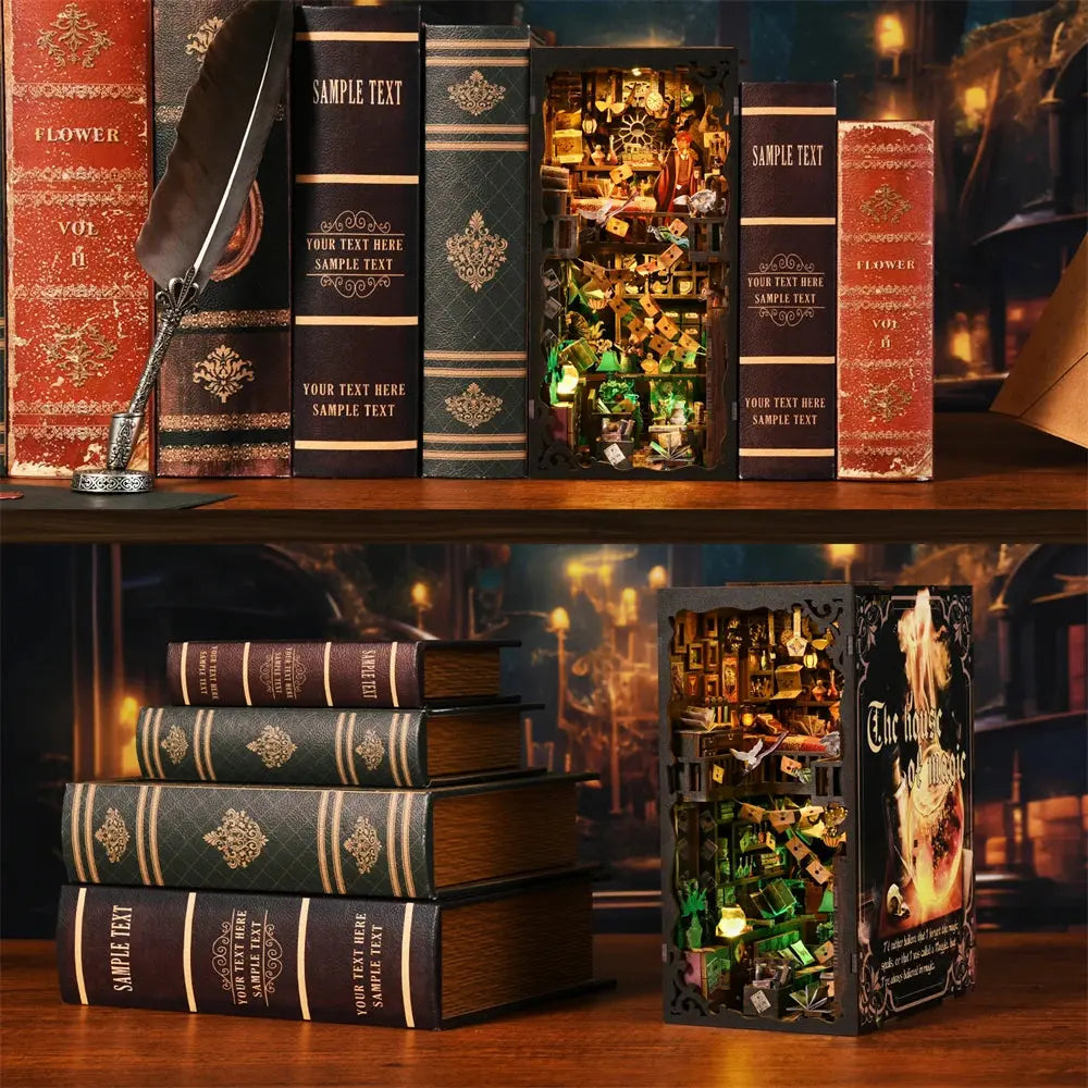 Enchanted Cottage Bookshelf Spellbound Decor