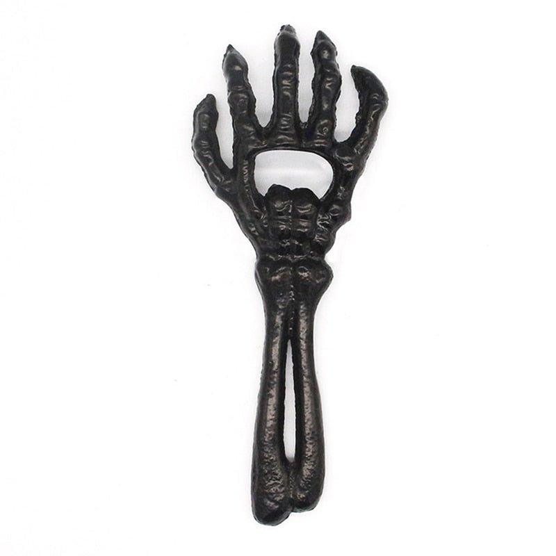 Cast Iron Skeleton Hand Bottle Opener
