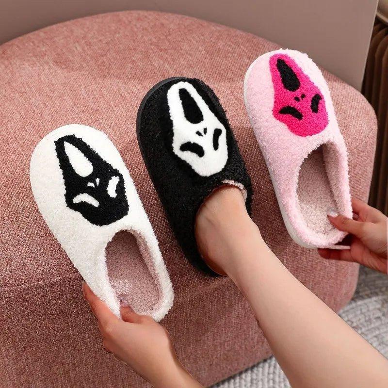 Ghostface Halloween Horror Slippers