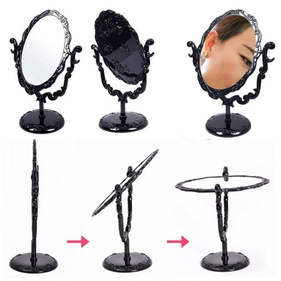 Romantic Butterfly Rose Vanity Mirror