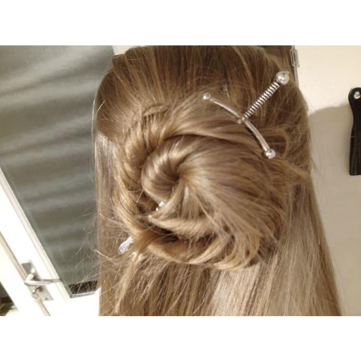 Vintage Hair Pins Crescent Moon Snake Sword Skull Witch